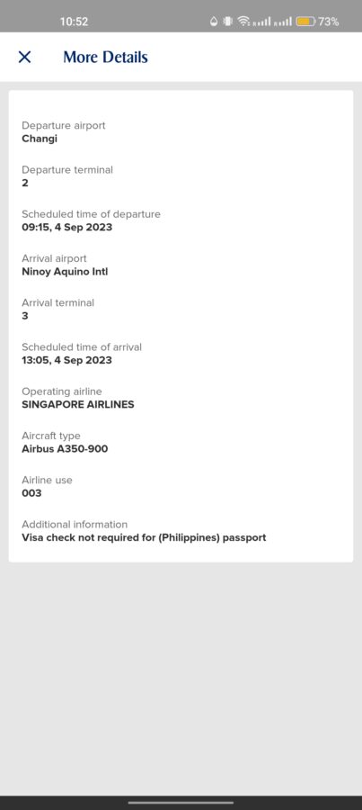 Flight Report: SINGAPORE AIRLINES SQ 910 – Singapore to Manila ...